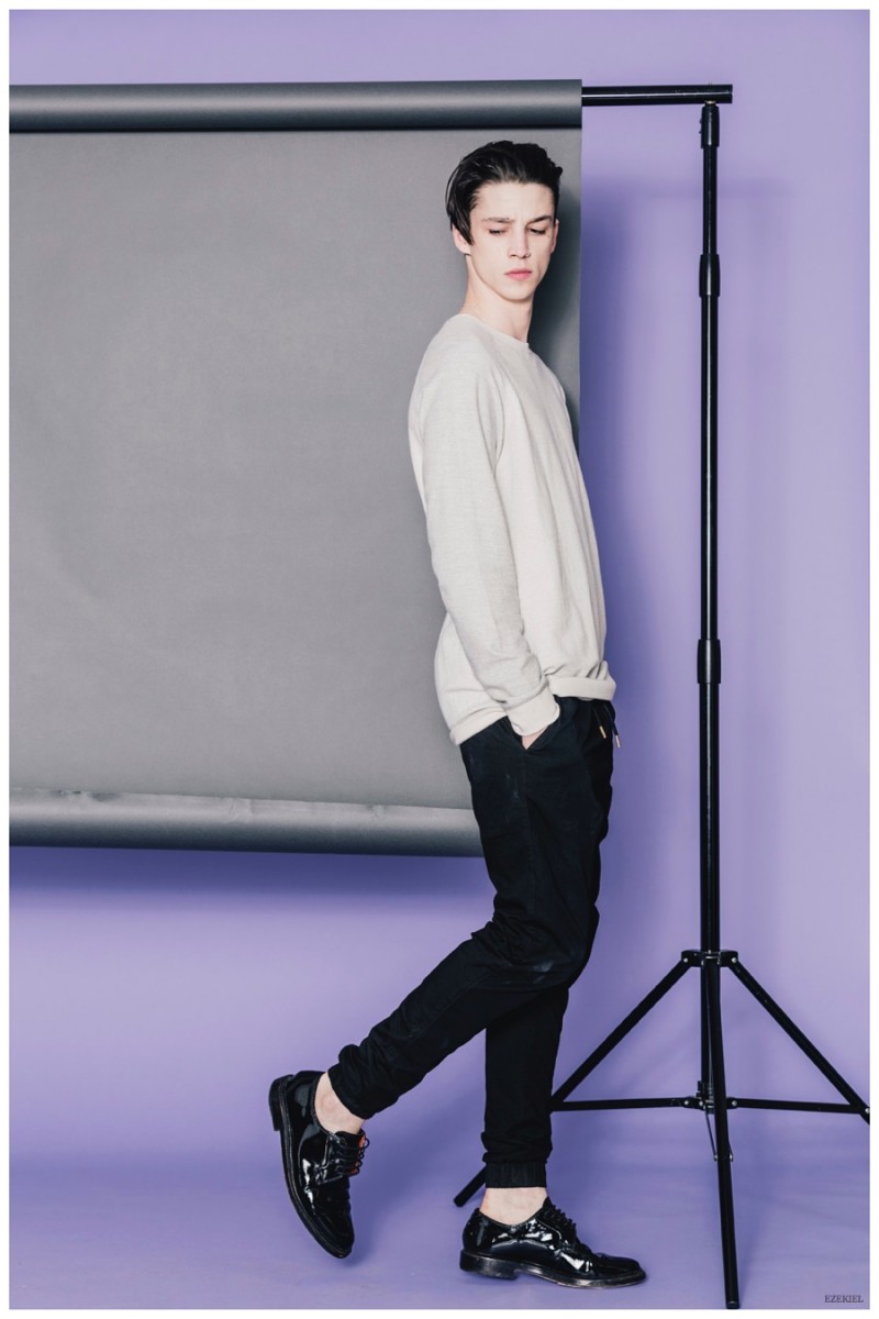 Ash Stymest Models Casual Fashions for Ezekiel Spring 2015 Collection ...