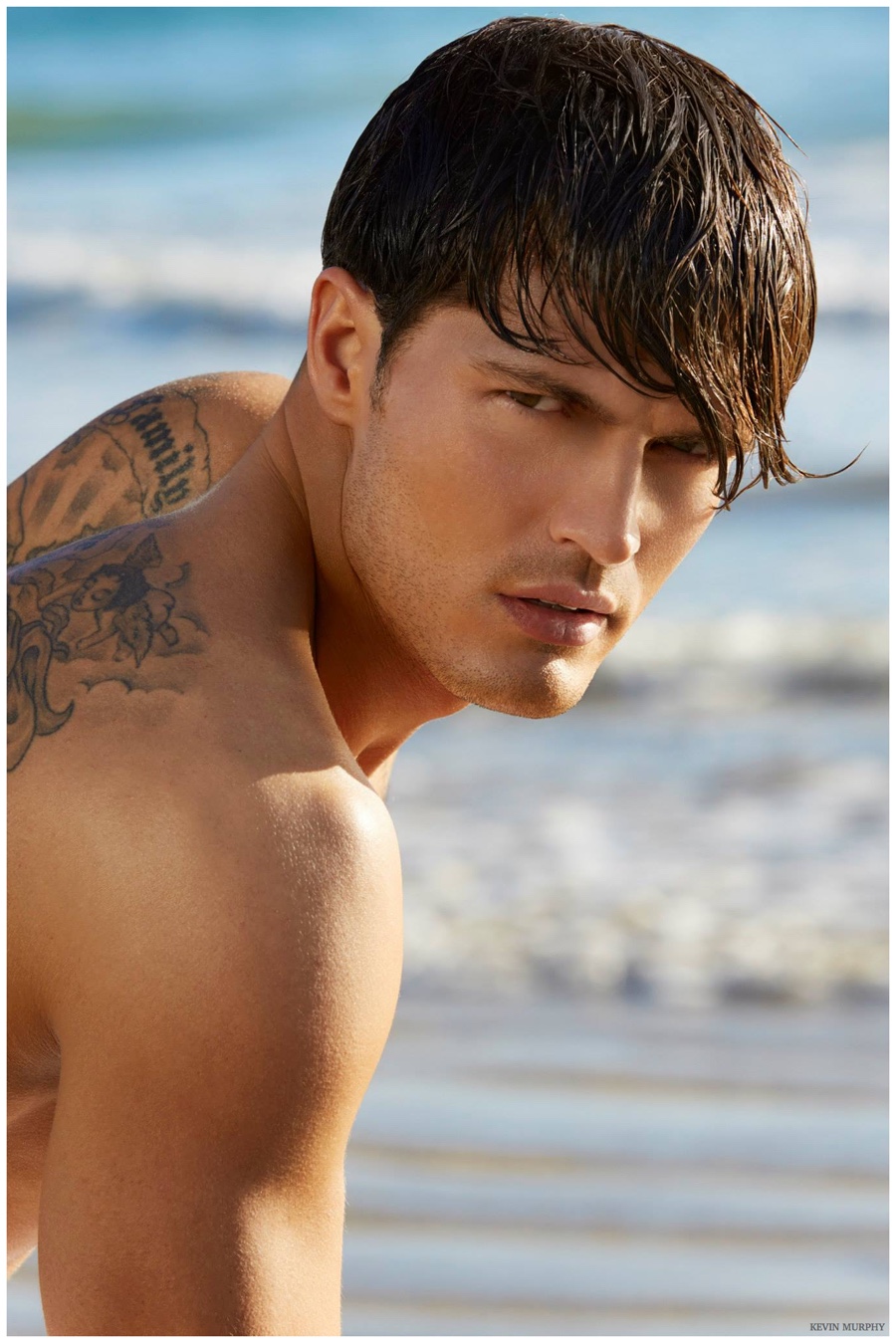 Diego Miguel Hits the Beach for Kevin Murphy Military-Themed Hair ...