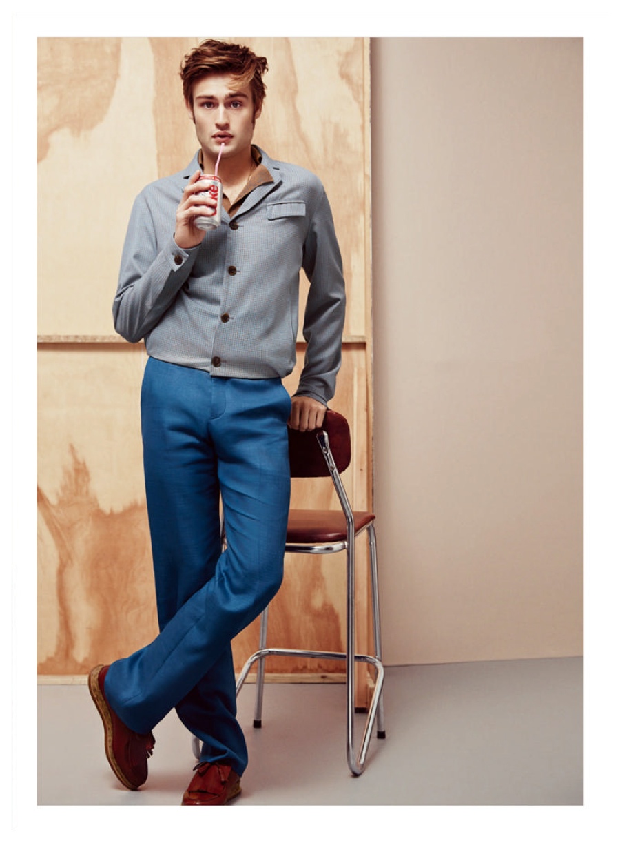 Douglas Booth Charms in Retro Inspired Fashions for InStyle Shoot – The ...