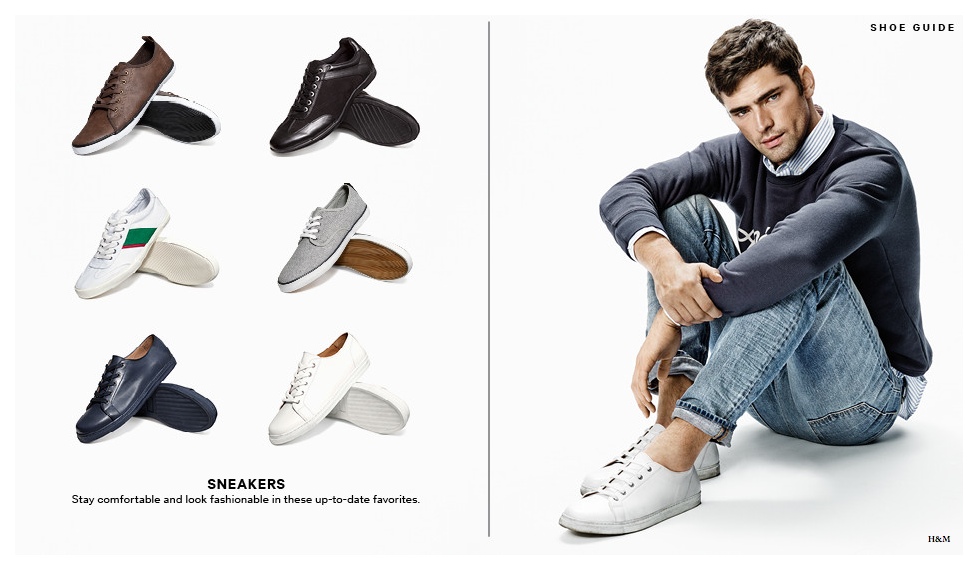 Sean O’Pry Stars in H&M Men’s Shoe Guide – The Fashionisto