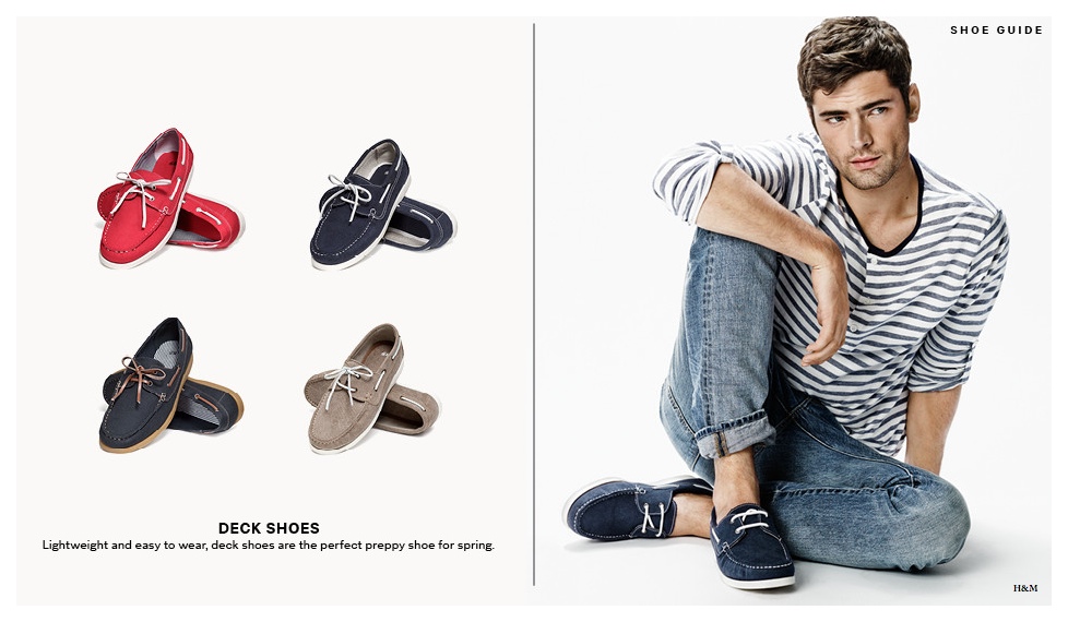 Sean O’Pry Stars in H&M Men’s Shoe Guide – The Fashionisto