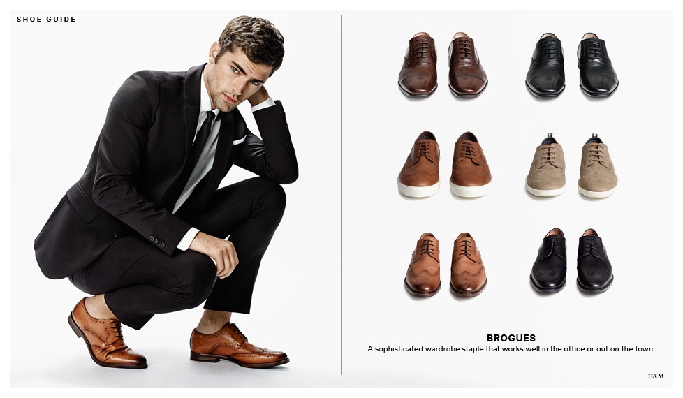 Sean O’Pry Stars in H&M Men’s Shoe Guide – The Fashionisto