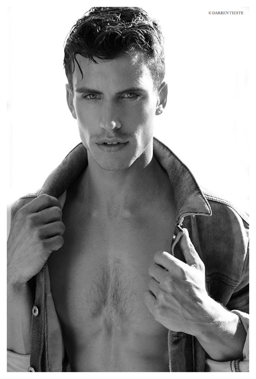 Jeff Thomas is Denim Clad for Shoot by Darren Tieste – The Fashionisto