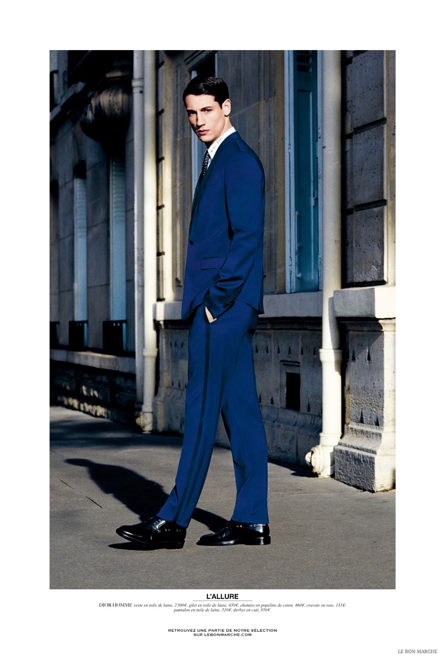 Nicolas Ripoll Models Elegant, Tailored Styles for Le Bon Marché – The ...