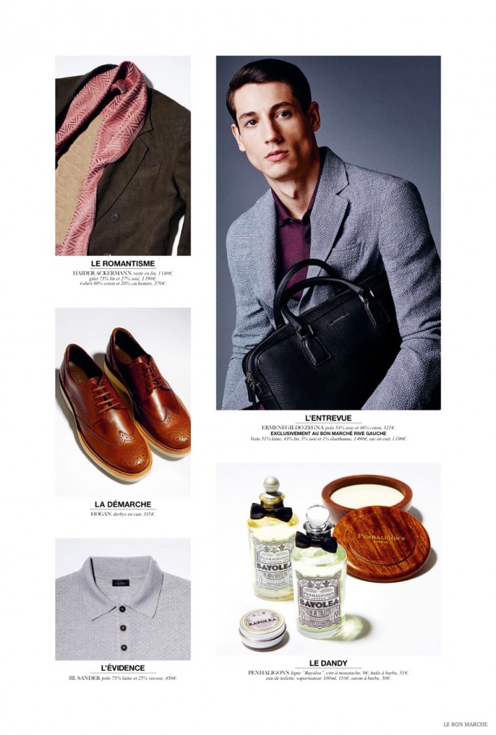 Nicolas Ripoll Models Elegant, Tailored Styles for Le Bon Marché – The ...