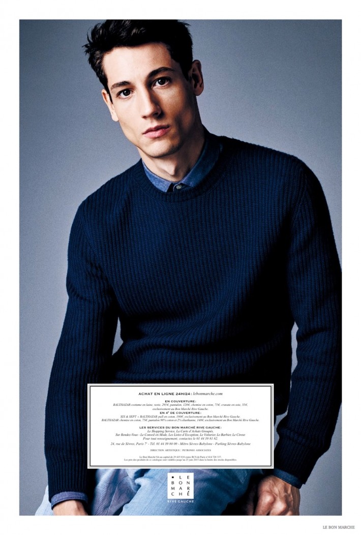 Nicolas Ripoll Models Elegant, Tailored Styles for Le Bon Marché – The ...