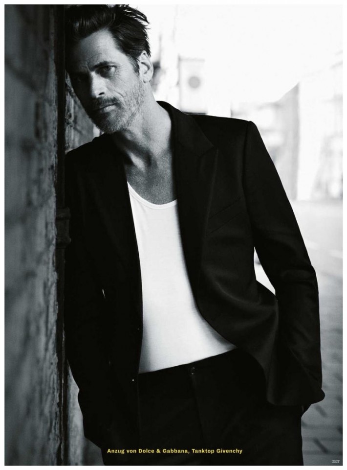 Mark Vanderloo Models Pops of Color for Zeit Spring Fashion Editorial ...