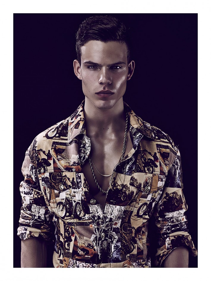 Orri Helgason is Clad in Versace for Daniel Jaems’ Obsession Series ...