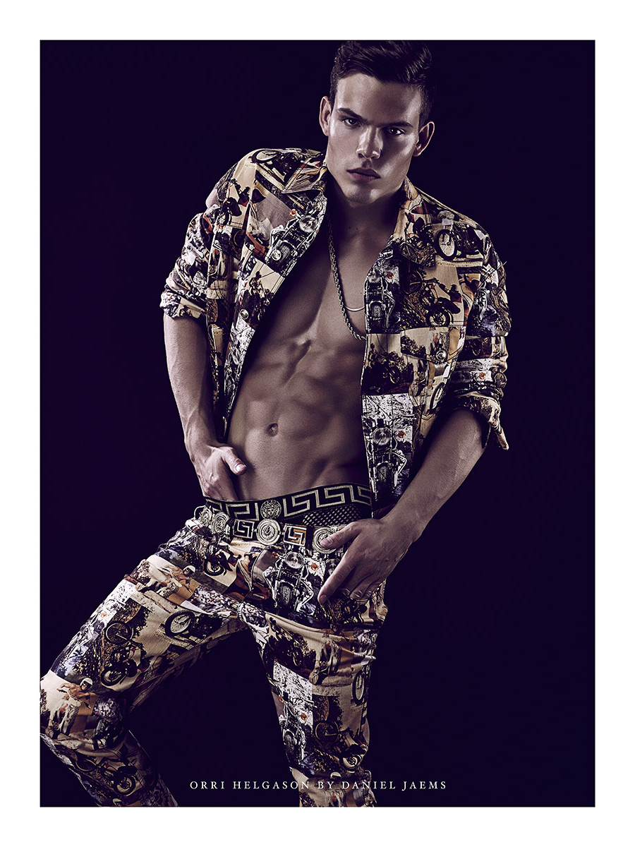 Orri Helgason is Clad in Versace for Daniel Jaems’ Obsession Series ...