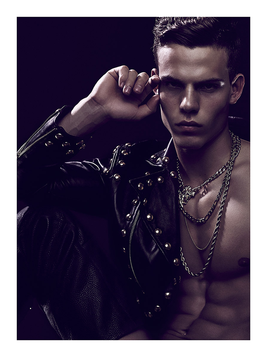 Orri Helgason is Clad in Versace for Daniel Jaems’ Obsession Series ...