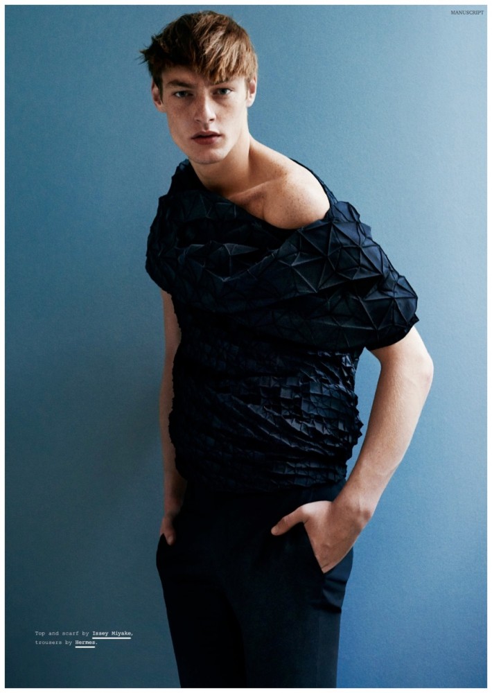 Cut + Paste: Roberto Sipos Models Bold Fashions for Manuscript Shoot ...