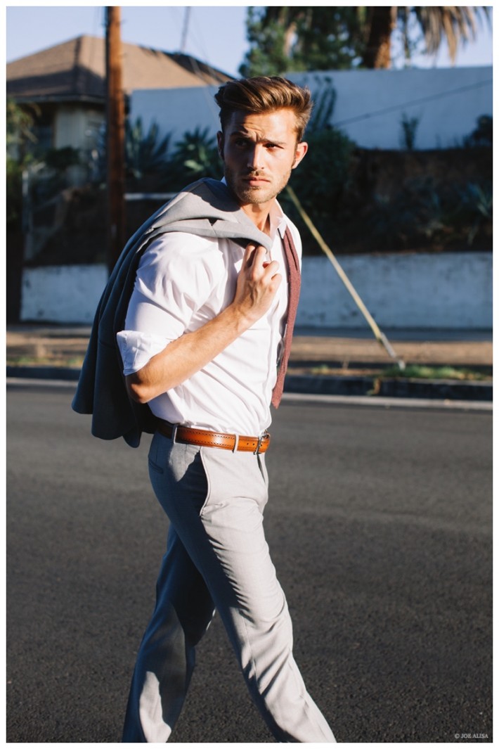 Sean Thomson Suits Up for Shoot by Joe Alisa – The Fashionisto
