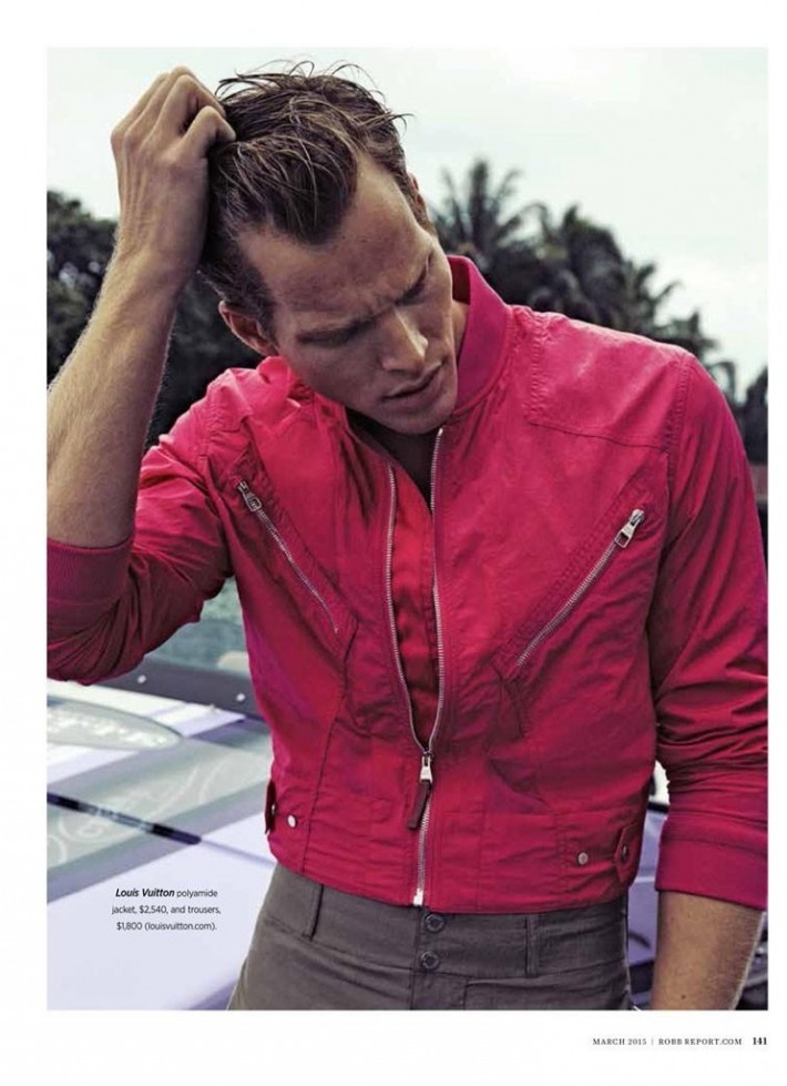 Waves of Color: Geoffroy Jonckheere Models Sporty Spring Fashions for ...