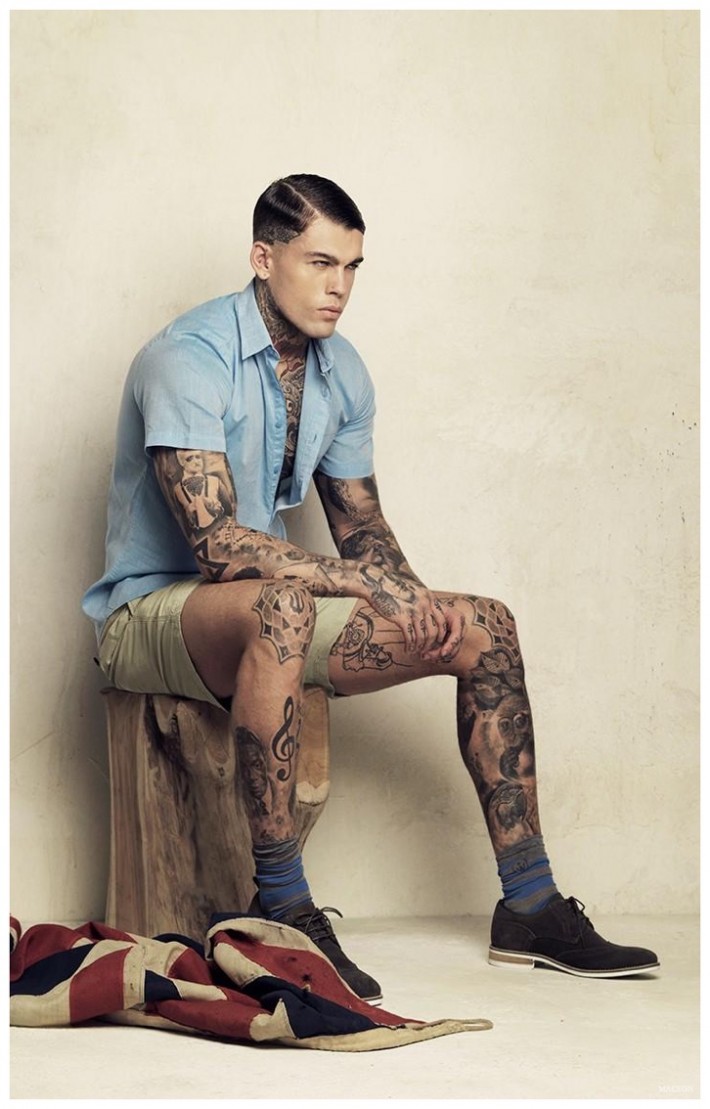 Stephen James Stars in Macson Spring/Summer 2015 Campaign – The Fashionisto