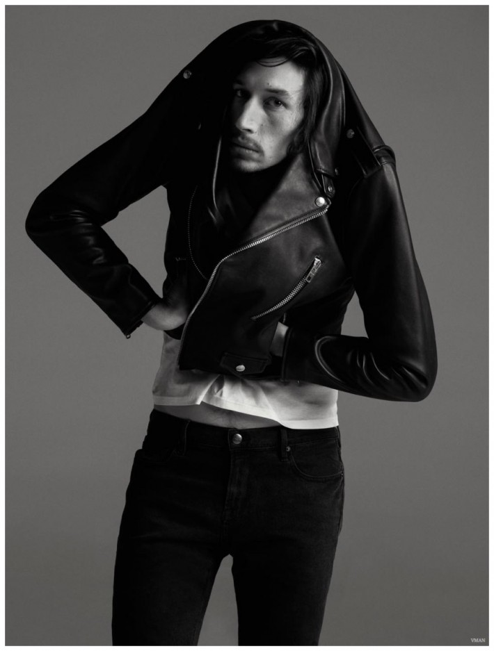 Adam Driver Dons Tuxedo for VMAN Spring/Summer 2015 Cover Photo Shoot ...