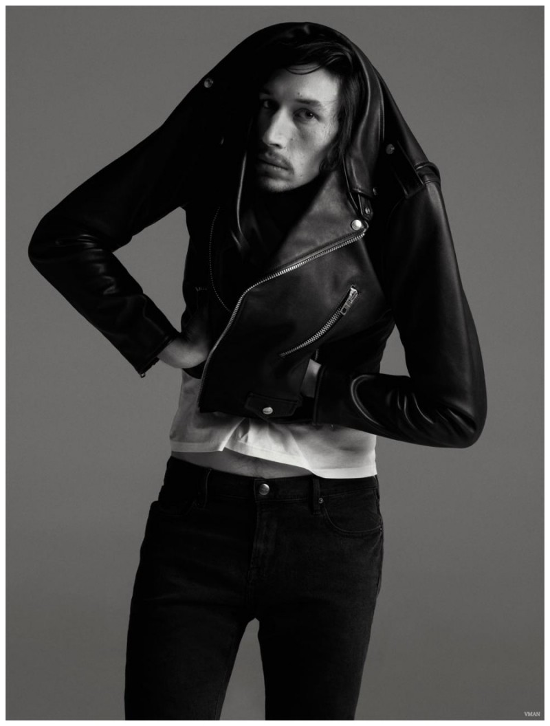 Adam Driver Dons Tuxedo for VMAN Spring/Summer 2015 Cover Photo Shoot ...