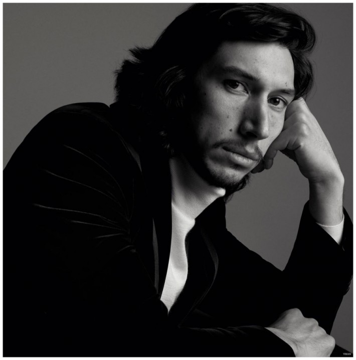 Adam Driver Dons Tuxedo for VMAN Spring/Summer 2015 Cover Photo Shoot