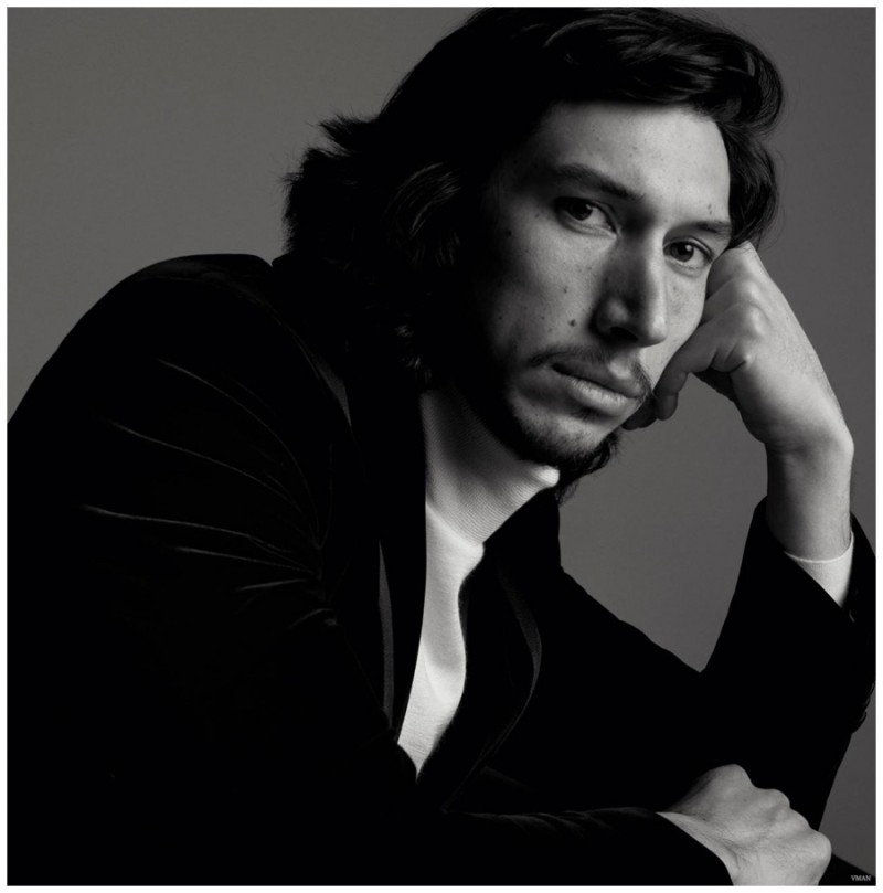 Adam Driver Dons Tuxedo for VMAN Spring/Summer 2015 Cover Photo Shoot ...
