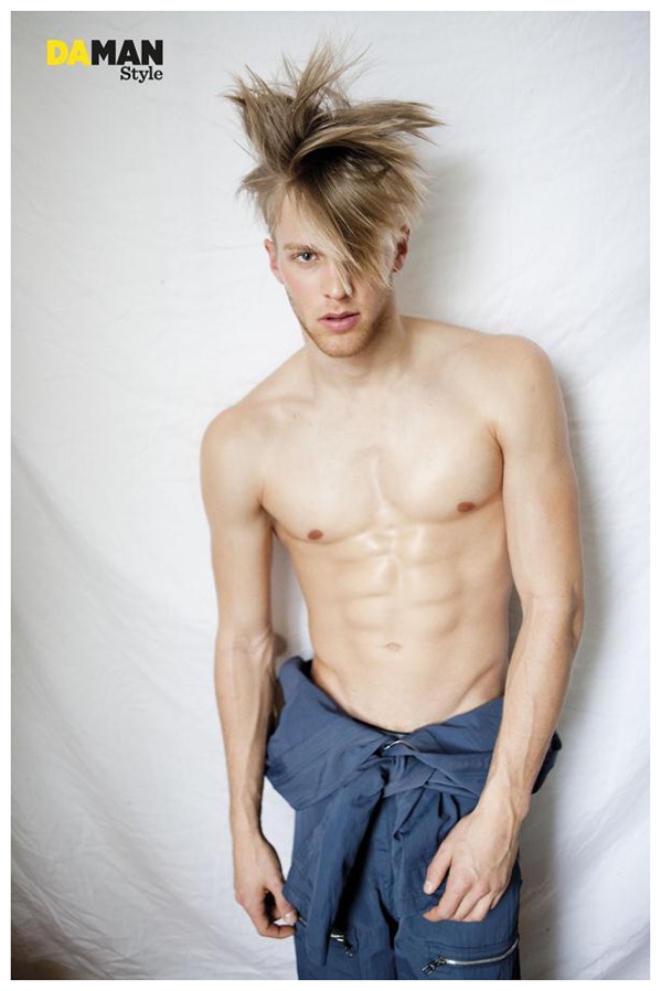 Clark Bockelman Stars in Da Man Style Spring 2015 Cover Shoot
