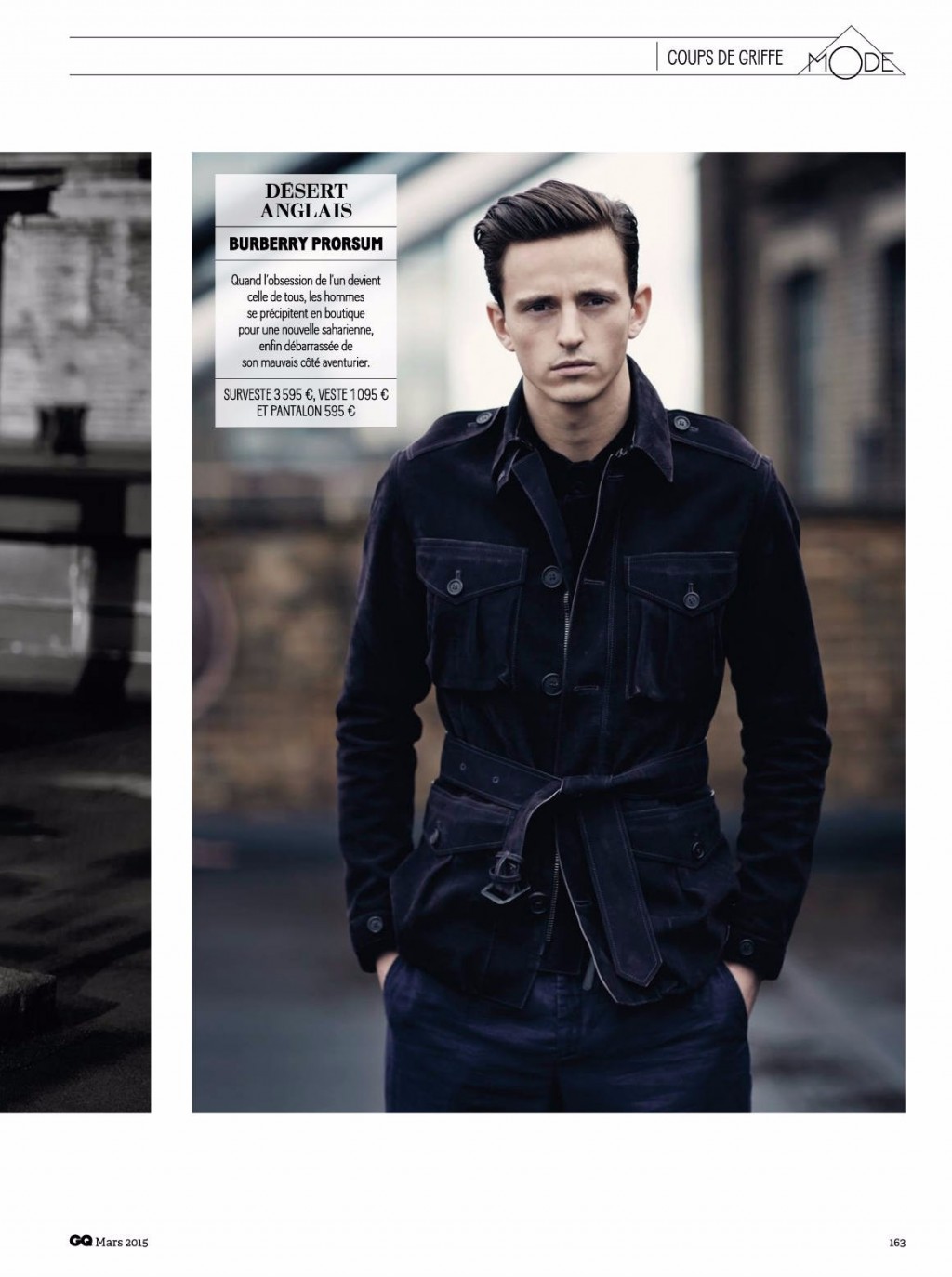 Alex Dunstan & Guy Robinson for GQ France March 2015