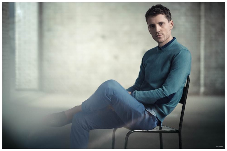 George Barnett Stars in Mr Porter 2015 Photo Shoot