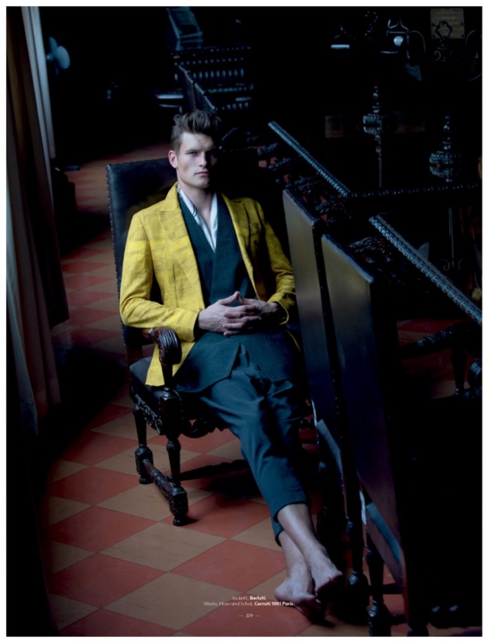 John Todd Editorials for Vogue Hommes Paris + L'Officiel Hommes Switzerland