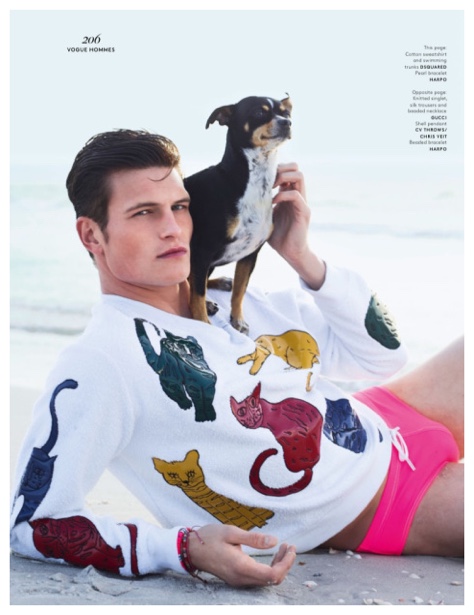 John Todd Editorials for Vogue Hommes Paris + L'Officiel Hommes Switzerland