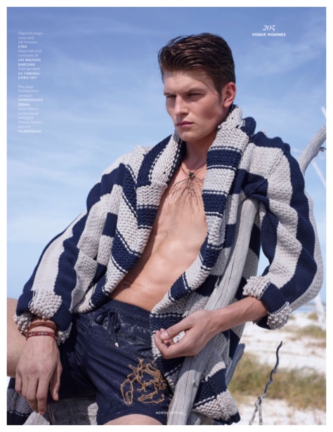 John Todd Editorials for Vogue Hommes Paris + L'Officiel Hommes Switzerland