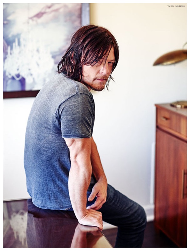 Norman Reedus 2015 Vanity Fair Italia Photo Shoot