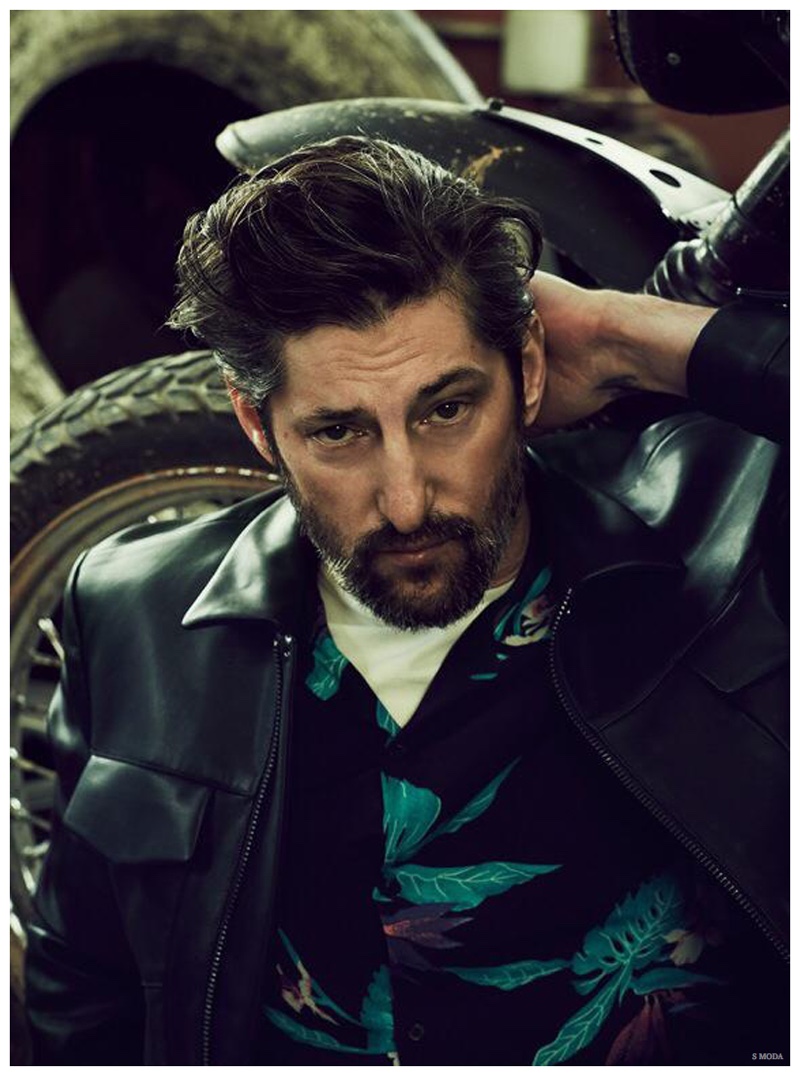 Tony Ward Stars in S Moda Editorial Shoot