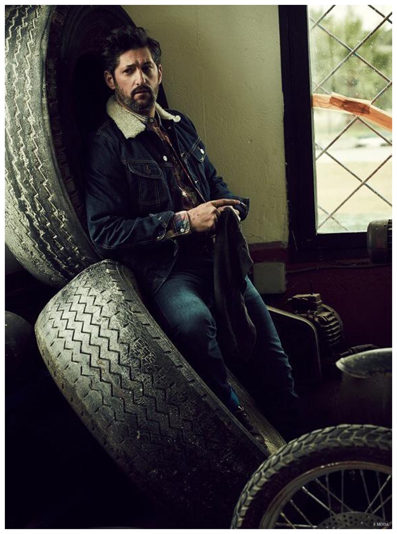 Tony Ward Stars in S Moda Editorial Shoot
