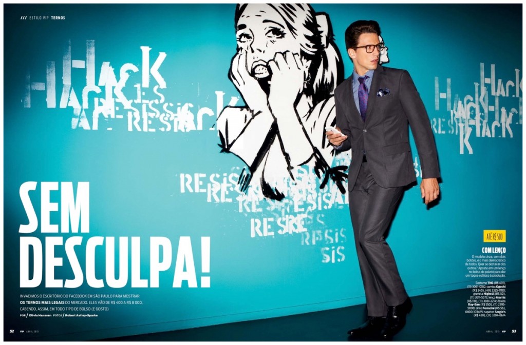 VIP Brazil Features Latest Suiting in April 2015 Issue