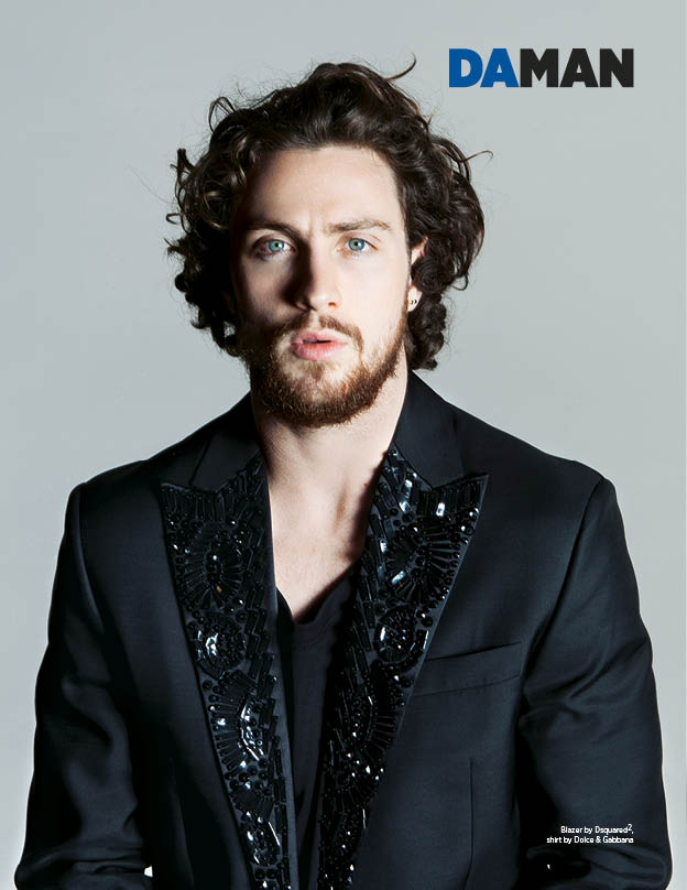 Aaron Taylor-Johnson Da Man April/May 2015 Cover Photo Shoot