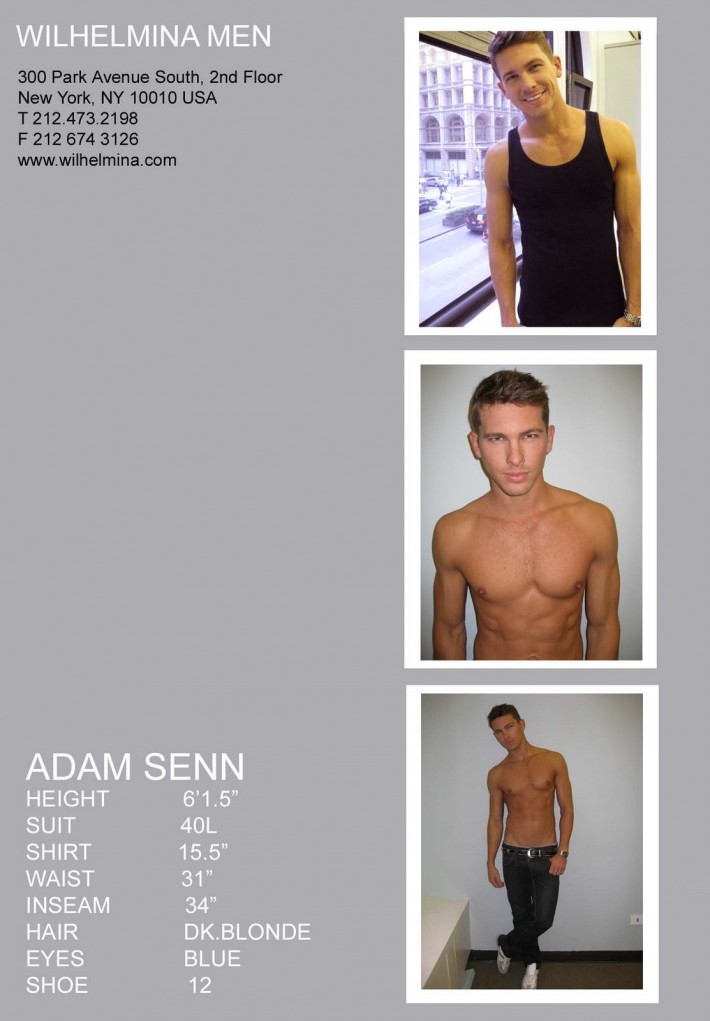 Adam Senn: His Best Model Pictures – The Fashionisto