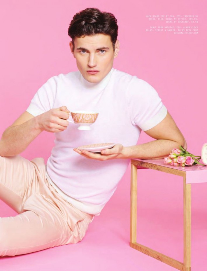 Attitude Highlights Bold Pink Men's Fashions