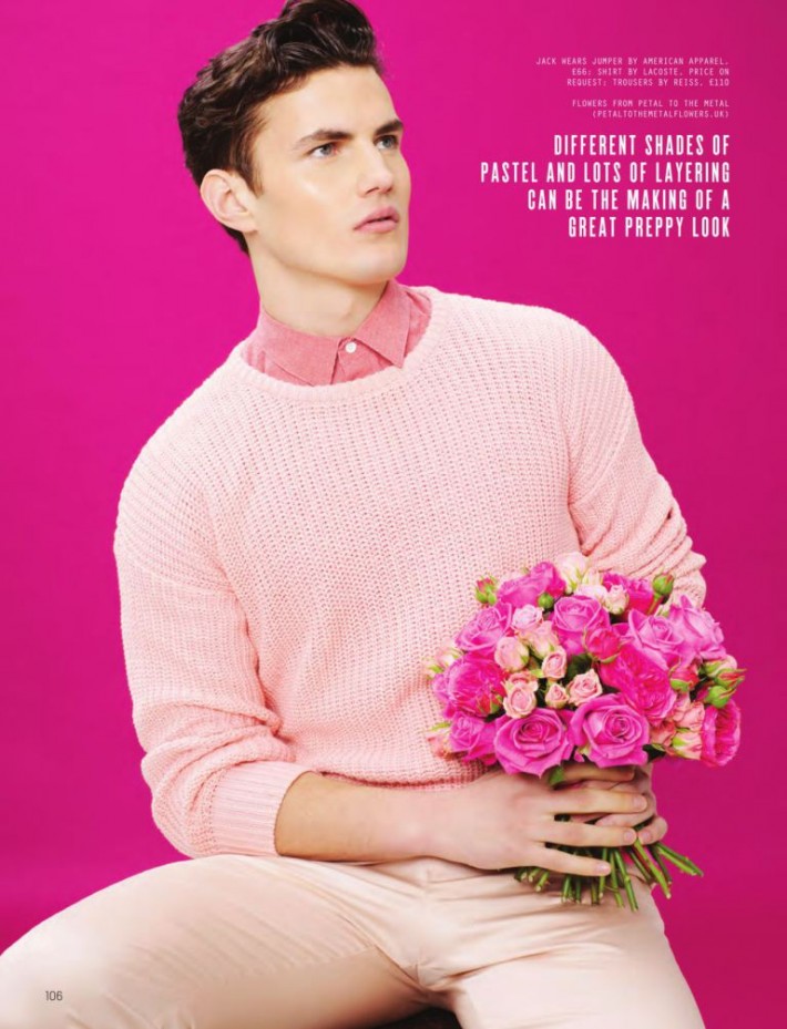 Attitude Highlights Bold Pink Men's Fashions