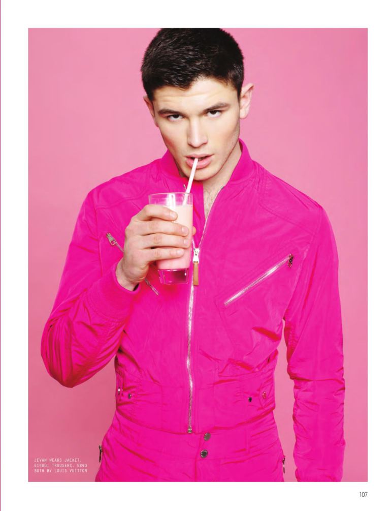 Attitude Highlights Bold Pink Men's Fashions