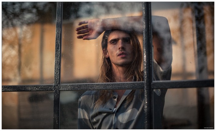 Bruce Machado Plays Artist Muse for Matches Fashion Shoot