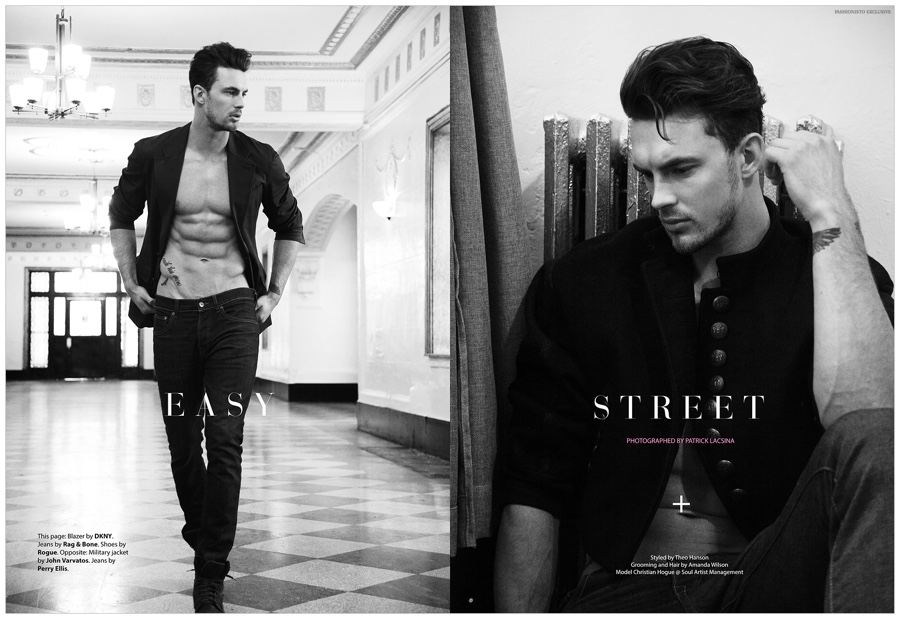 Exclusive: Christian is Casual in ‘Easy Street’ – The Fashionisto