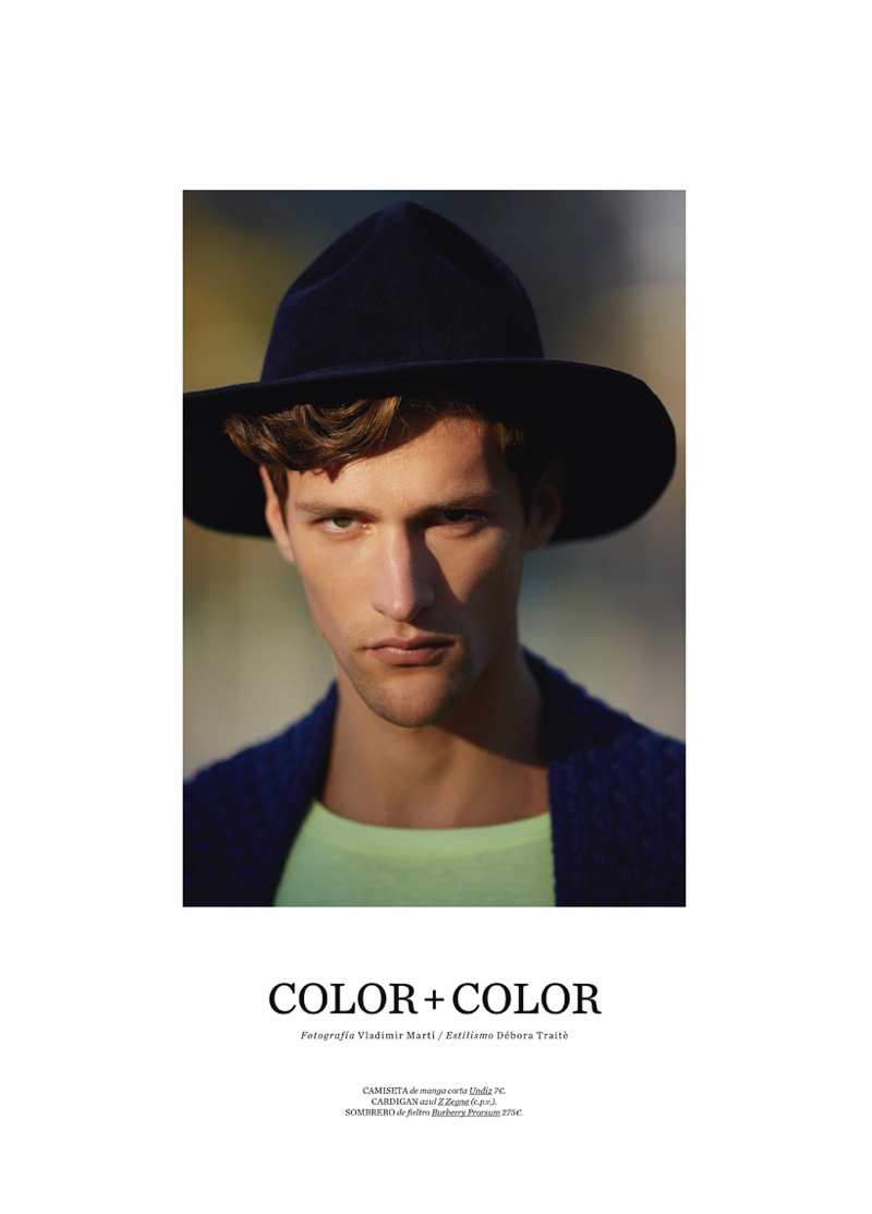 Fabrizio Silva Models Colorful Spring Styles for Men's Health Spain ...