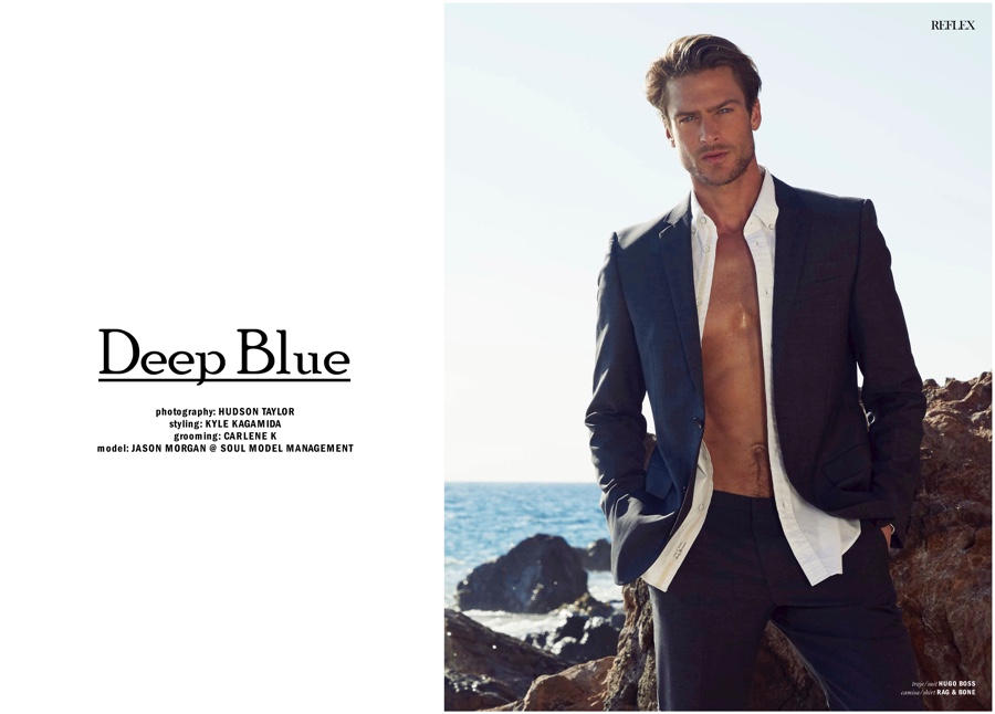 Armani Model Jason Morgan Covers April 2015 Reflex Homme