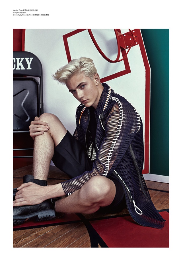 Lucky Blue Smith for Modern Weekly China 2015 Cover Photo Shoot