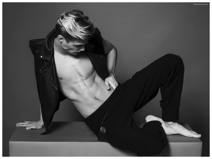Fashionisto Exclusive: Nathan Brewer in ADA + NIK Fashions for George Cassapides Shoot