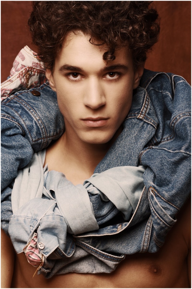 Norbert Models Denim for Wojciech Jachyra Shoot – The Fashionisto