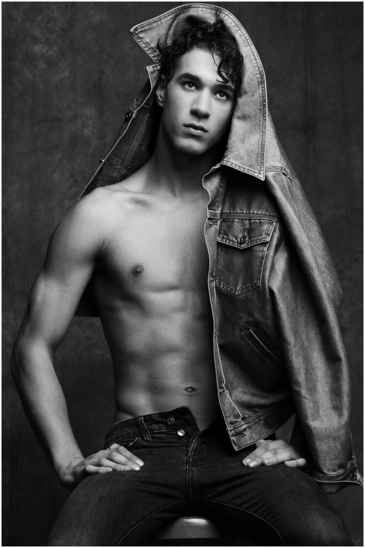 Norbert Models Denim for Wojciech Jachyra Shoot – The Fashionisto