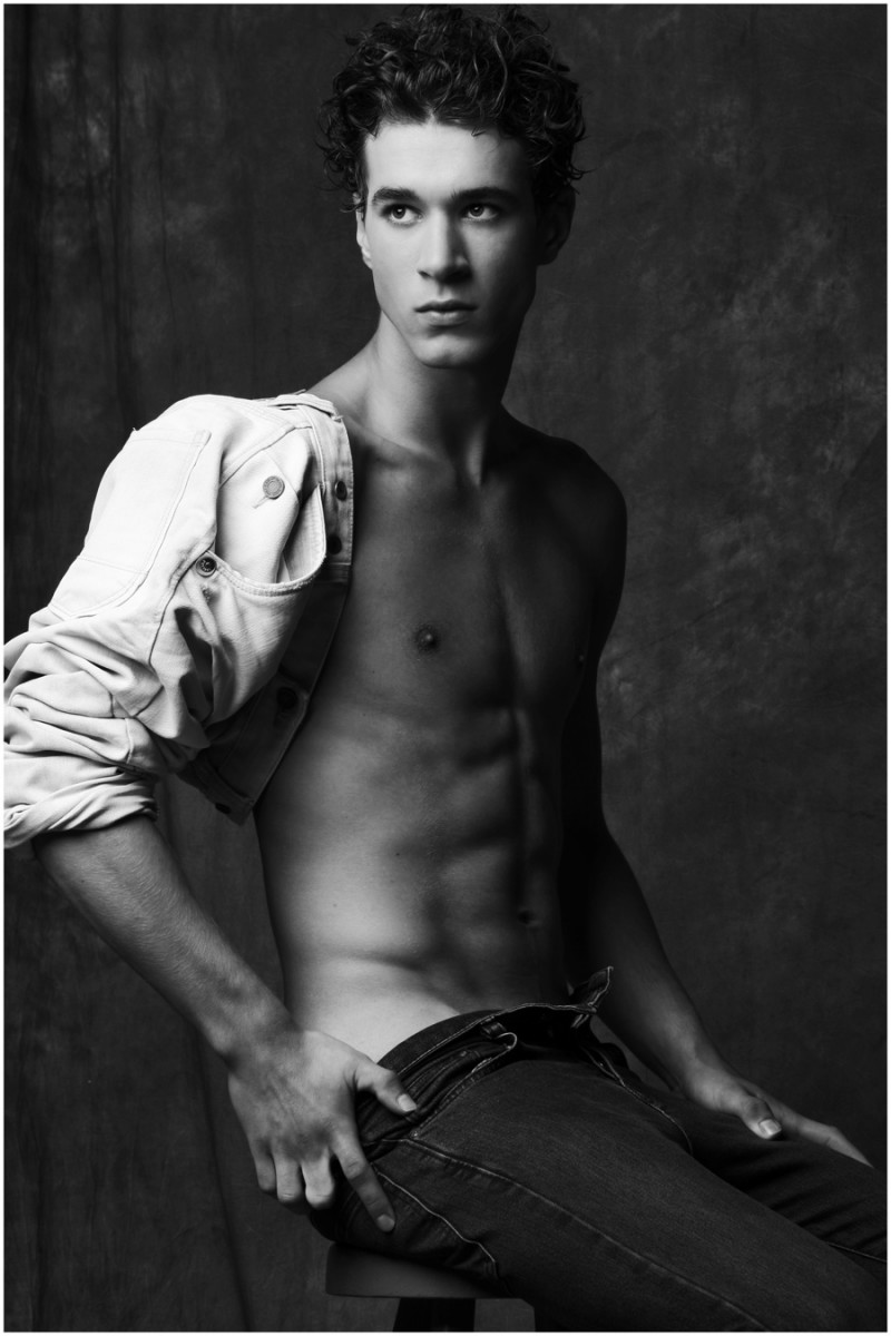 Norbert Models Denim for Wojciech Jachyra Shoot – The Fashionisto