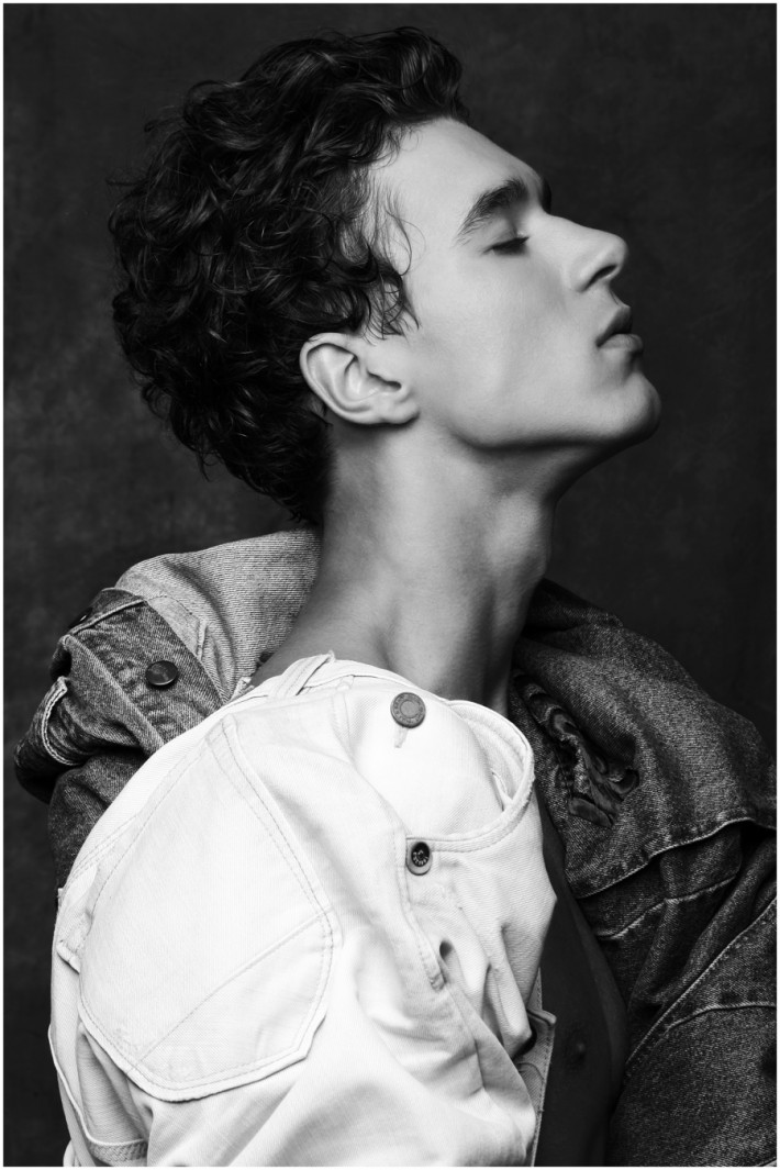 Norbert Models Denim for Wojciech Jachyra Shoot – The Fashionisto