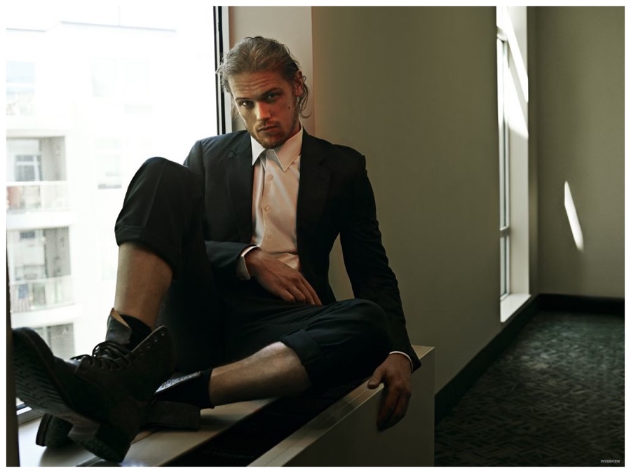 Sam Heughan Appears in Interview Photo Shoot, Talks ‘Game of Thrones ...