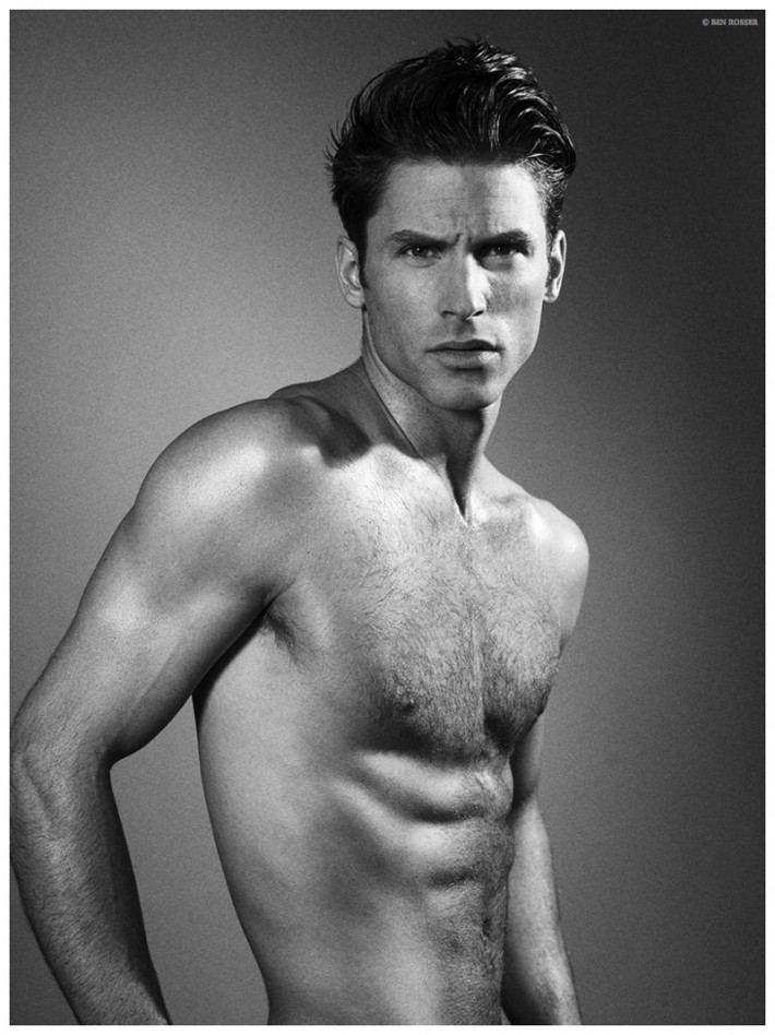 Unwind: Samuel Trepanier Rocks Wet Men's Hairstyles