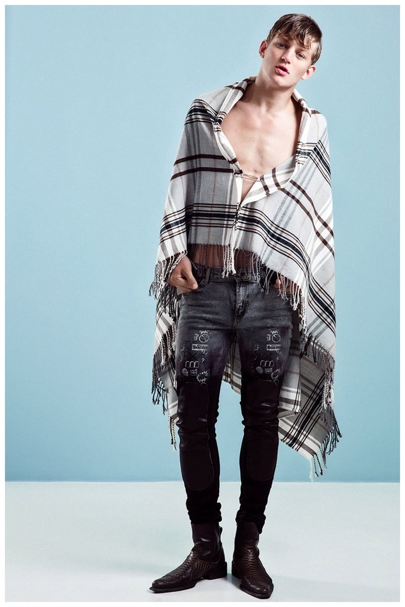 Sebastian Sauve Stars in Spring Editorials for Gaschette, Lab-A4 + Men ...